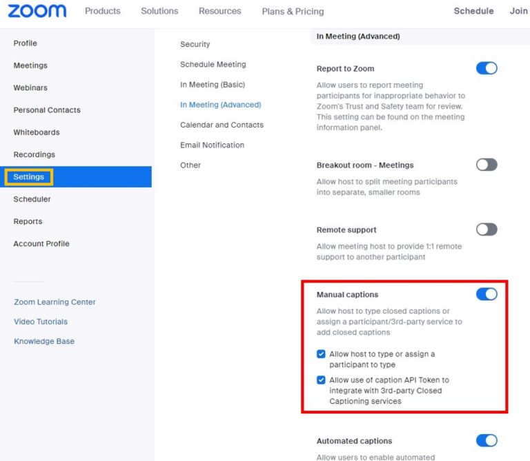 How to Add Captions to Zoom Meetings | Karasch
